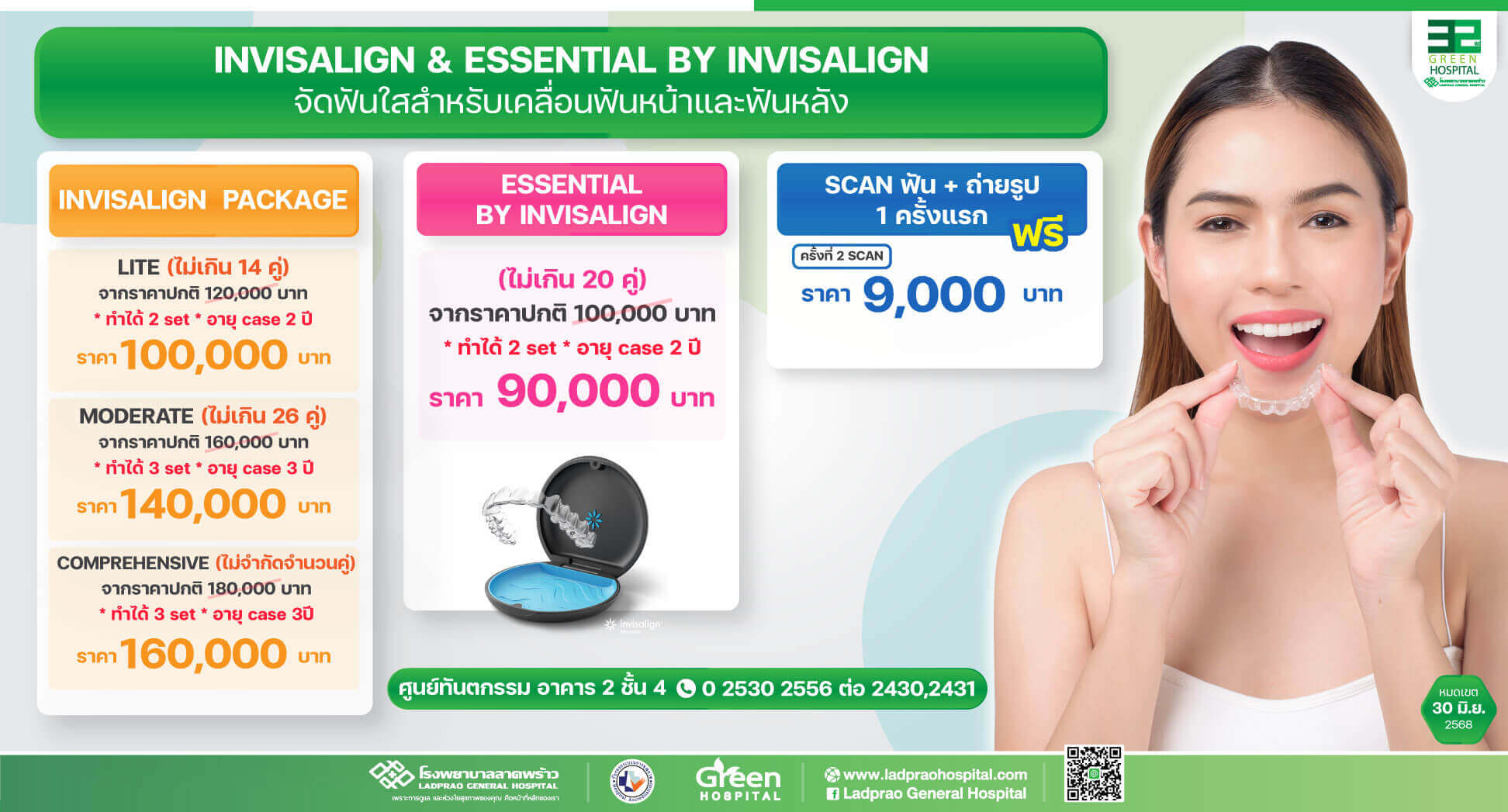 INVISALIGN & ESSENTIAL BY INVISALIGN (จัดฟันใสสำหรับเคลื่อนฟันหน้าและ ...